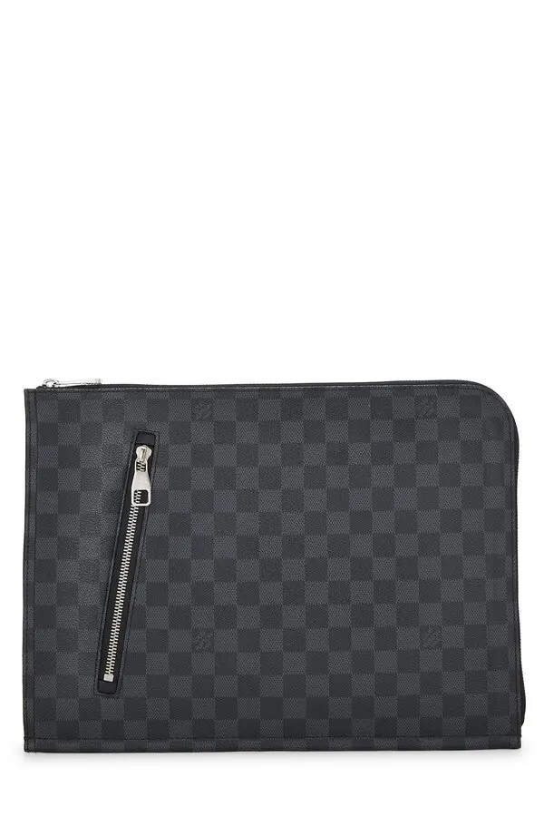 LOUIS VUITTON Damier Graphite Pochette Documents