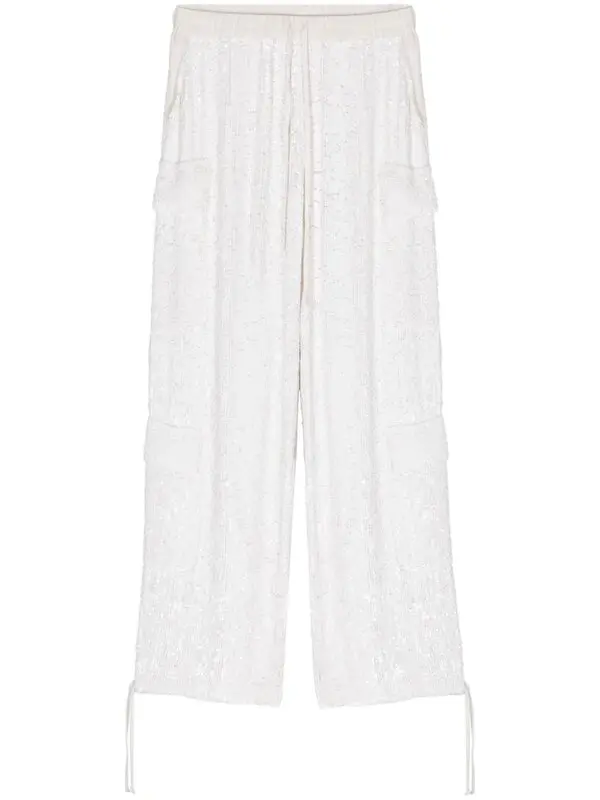 P.a.r.o.s.h Sequin Cargo Trousers