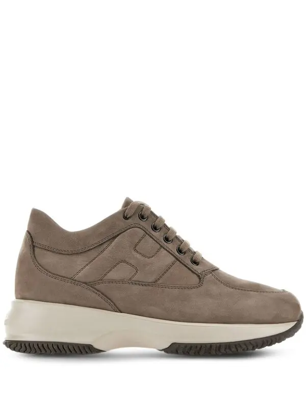 Hogan Interactive Lace-up Sneakers - Brown