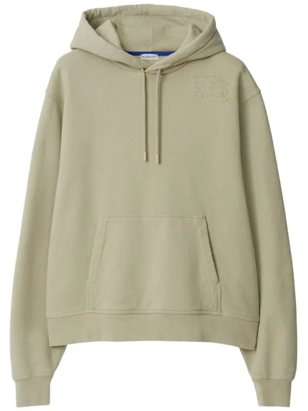Burberry Ekd-embroidery Cotton Hoodie