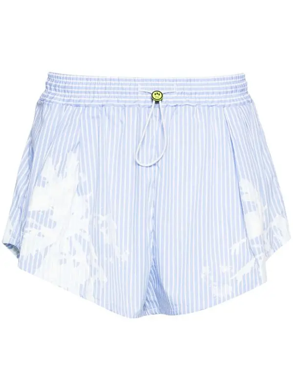BARROW Spray Paint-effect Shorts