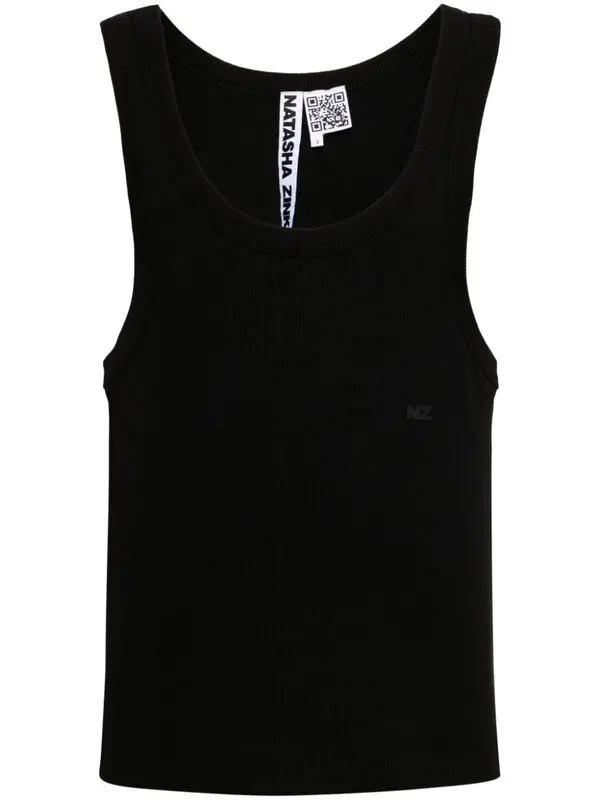 Natasha Zinko Logo-print Tank Top - Black