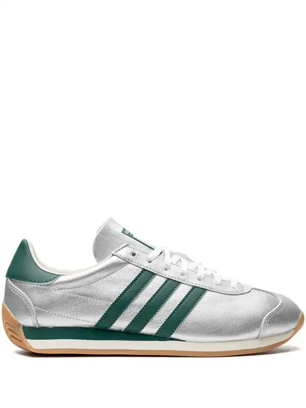 adidas gazelle silver green womens Country OG Womens Lifestyle Shoes (Silver Metallic/Collegiate Green/Cream  White)