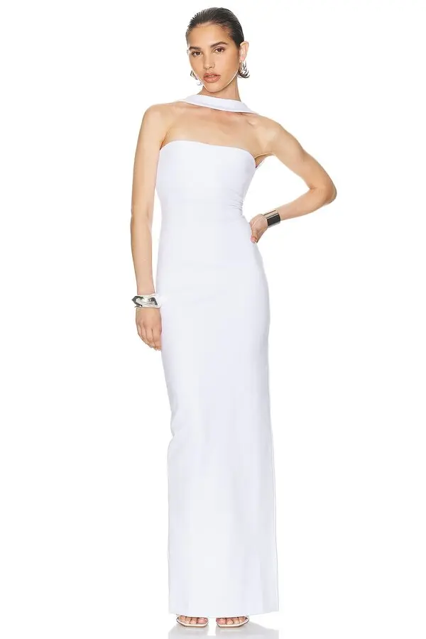 HELSA The Stephanie Dress - White