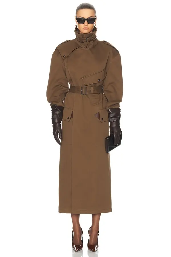 Saint Laurent Belted Coat