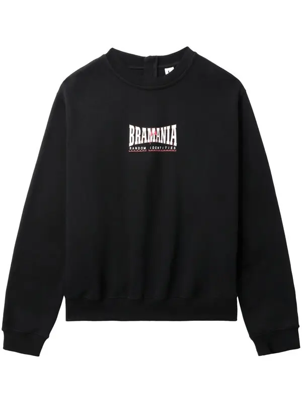 Random Identities Sweatshirt With Bramania Logo - 1 Black