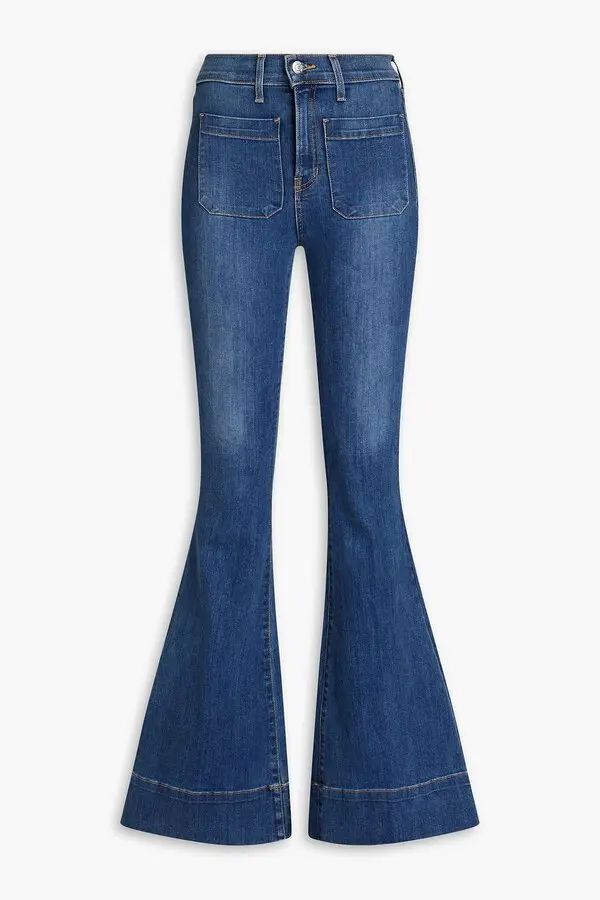Veronica Beard Sheridan High-rise Flare Jeans