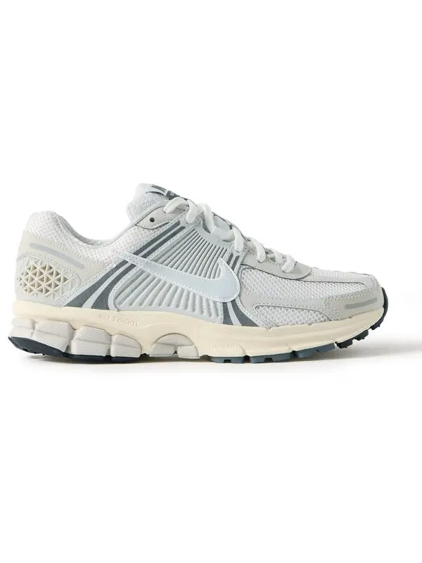Nike Zoom Vomero 5 Faux Leather And Rubber Trimmed Mesh Sneakers Us 9.5 In Gray 40 Off Editorialist