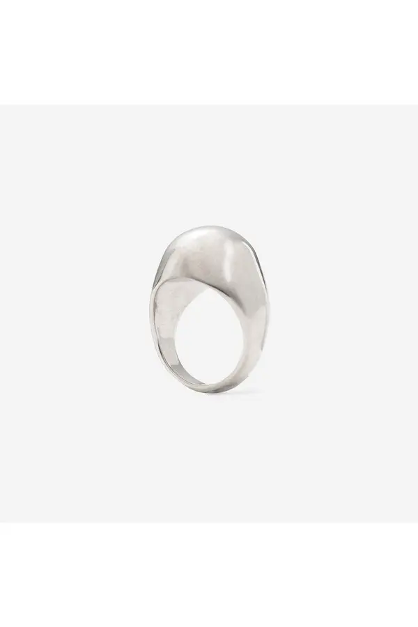 Lady Grey Dome Ring - Silver