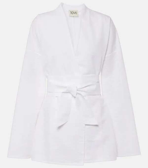 Tove Arya Cotton Wrap Top
