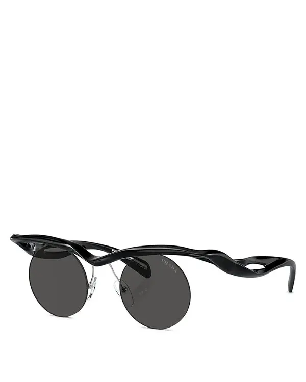 Prada Round Frame Sunglasses, 43mm