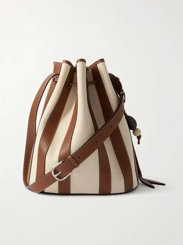 Hunting Season Extra Large Drawstring Bucket Bag Neutrals