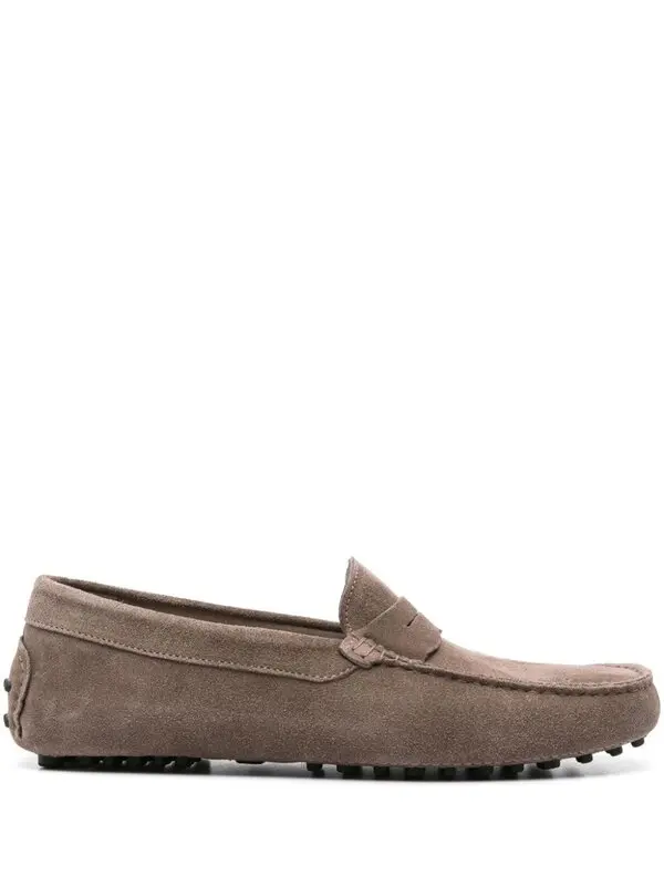 SCAROSSO Michael Suede Drivers - Neutrals
