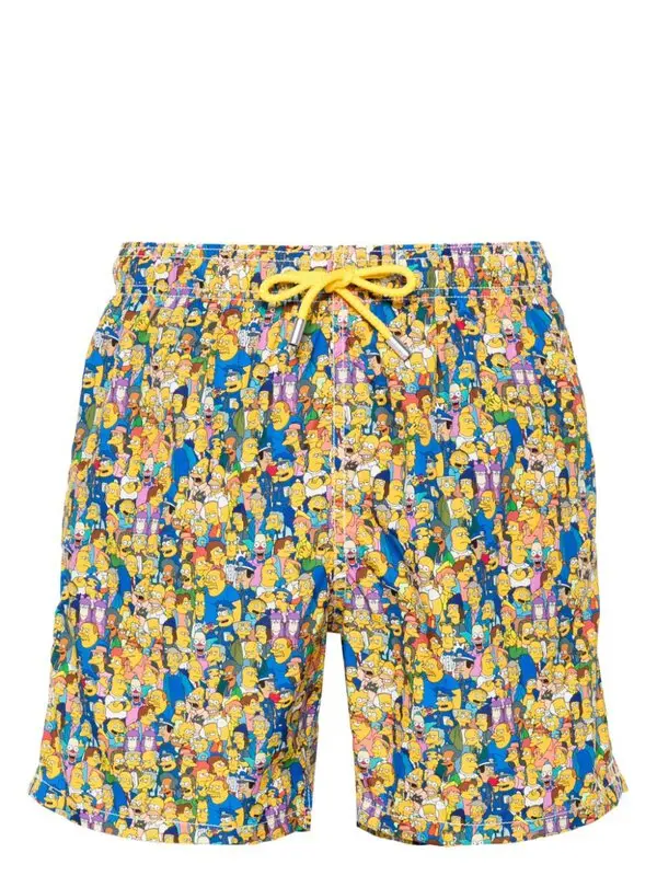 MC2 SAINT BARTH Lighting Micro Fantasy Swim Shorts - Yellow