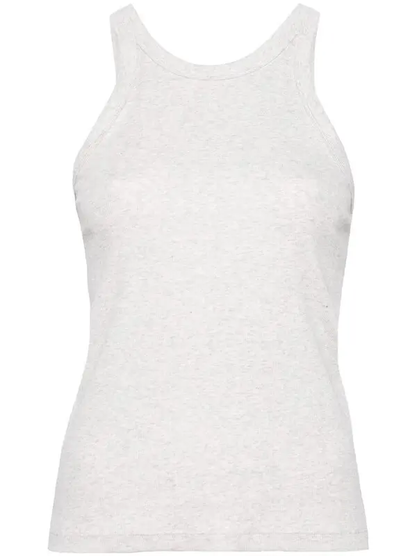 TOTÊME Ribbed Tank Top - Grey