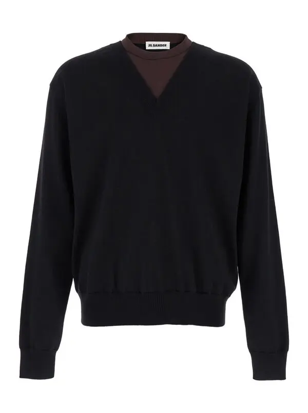 JIL SANDER Wool Double-neck Sweater