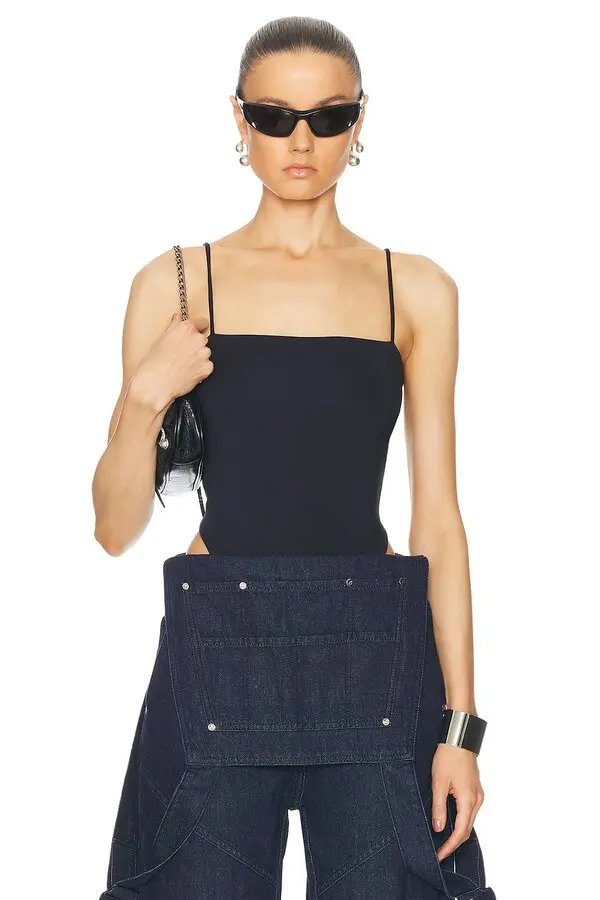 JADE CROPPER Open Back Bodysuit