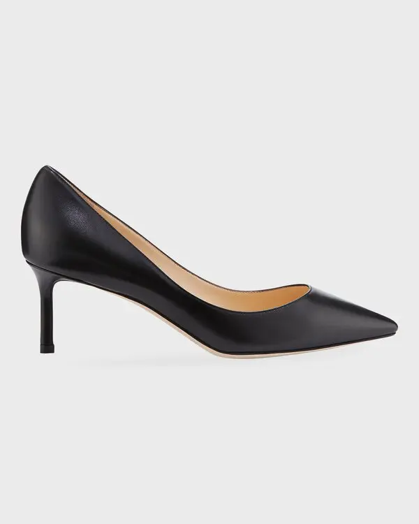 Jimmy Choo Romy 60mm Leather Pumps Black Editorialist