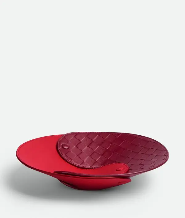 Bottega Veneta Interlocking Leather Tray