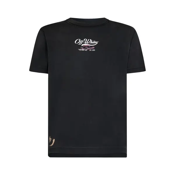 Off-White Wave Off Raw Slim Short-sleeve Tee