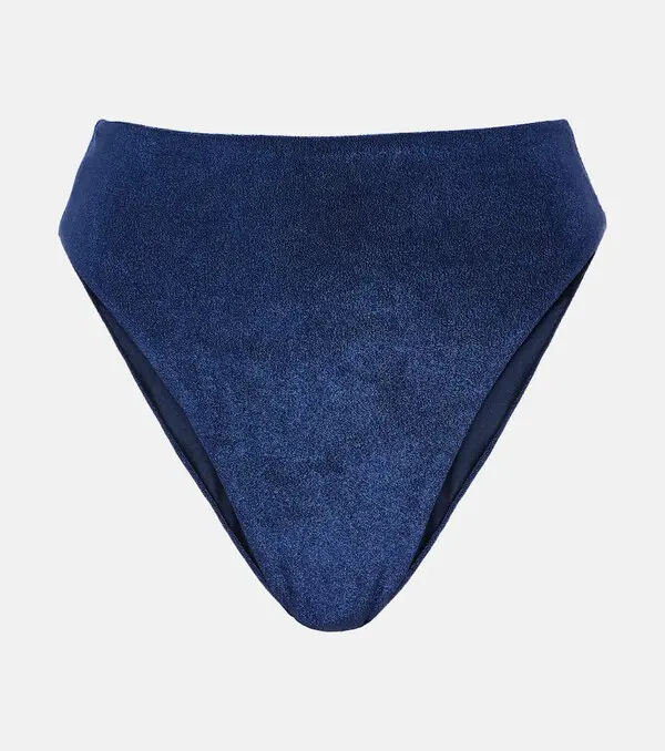 Jade Swim Incline High-rise Bikini Bottom - Blue