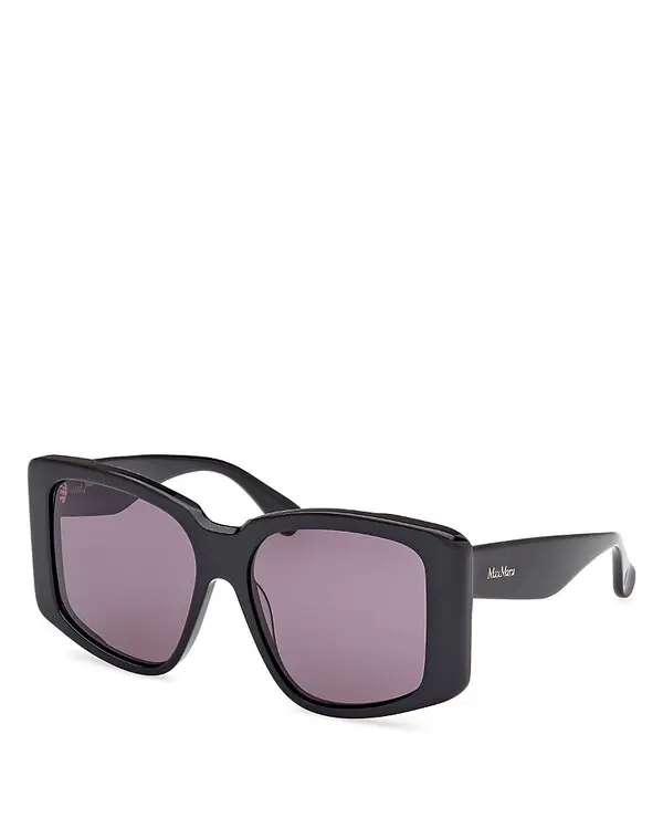 Max Mara Butterfly Sunglasses - Black/purple Solid