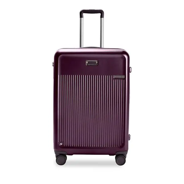 Briggs & Riley Sympatico Medium Expandable Spinner Suitcase - Plum