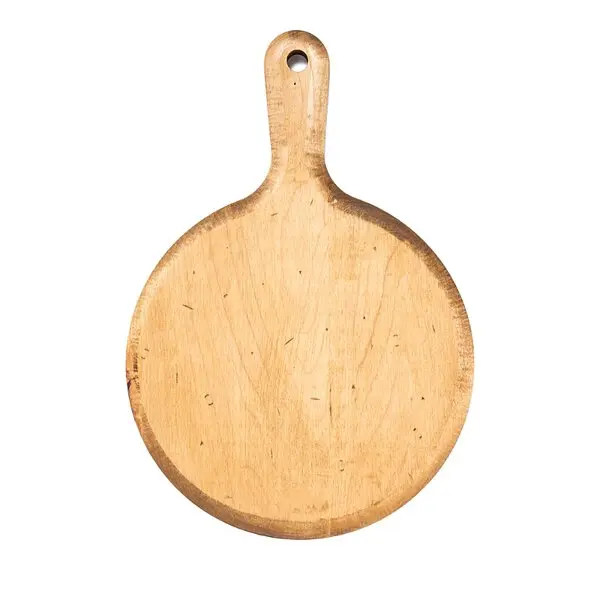 J.K. ADAMS Distressed Round Handled Serving Board