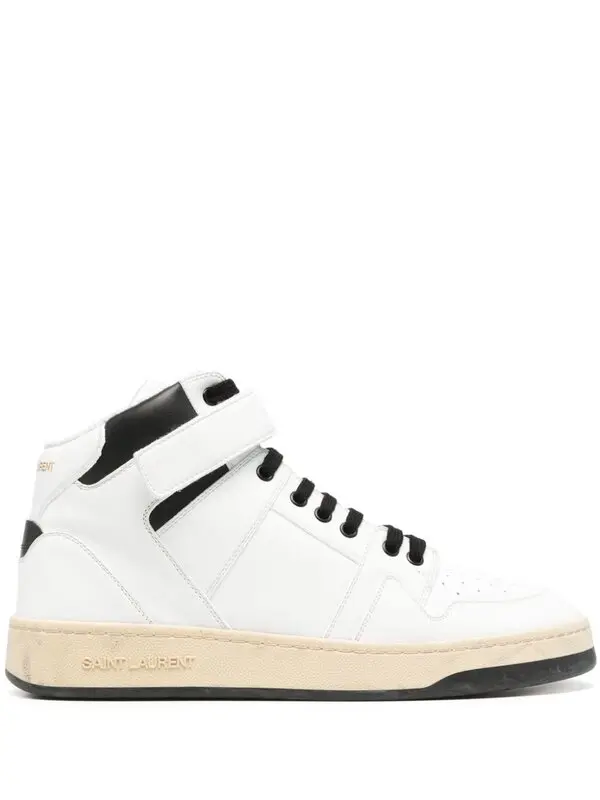 Saint Laurent Lax High-top Sneakers - White