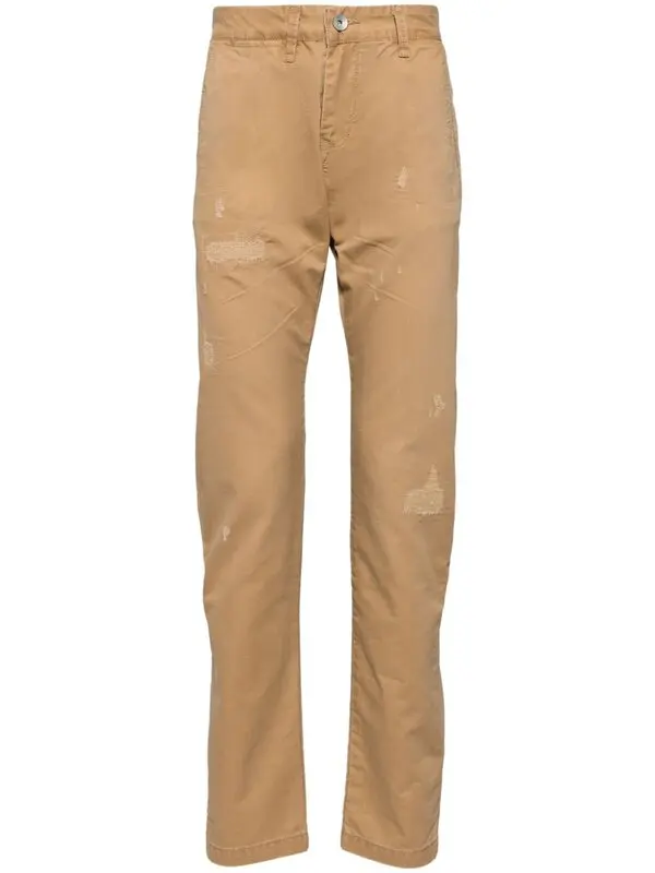 PRIVATE STOCK LABS Cotton Straight Trousers