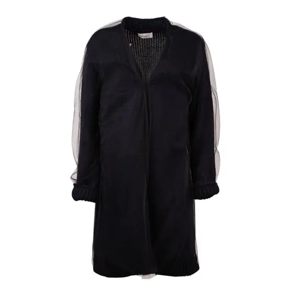 MEI MEI J Cardigan With Tulle