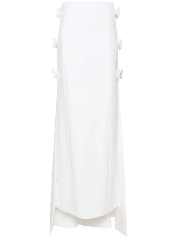 Huishan Zhang Sabina Crepe Midi Skirt
