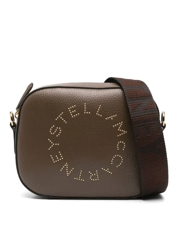 Stella McCartney Logo-embellished Crossbody Bag - Brown