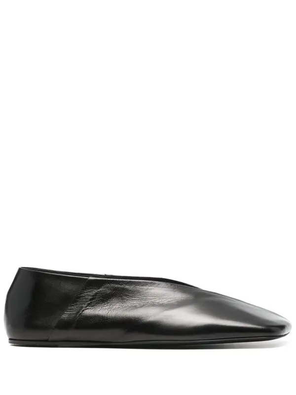 JIL SANDER Tripon Ballerina Shoes - Black