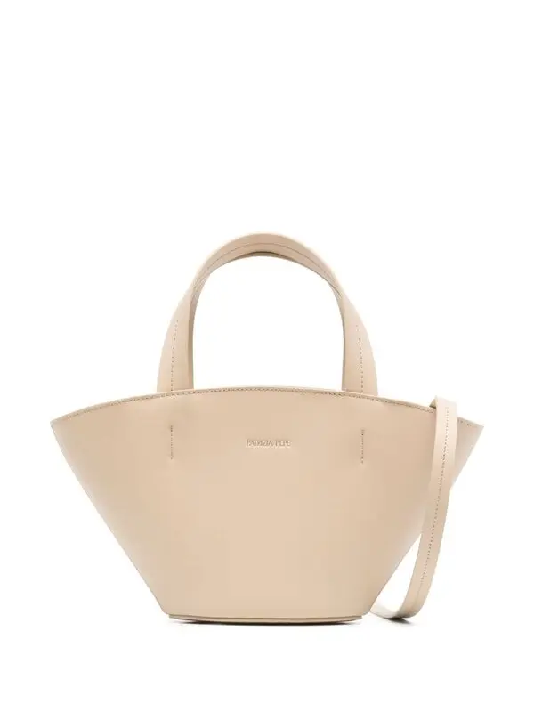 Patrizia Pepe Small Tote Bag - Neutrals