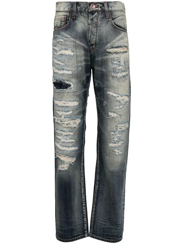 PRIVATE STOCK LABS The Malcolm Straight-leg Jeans