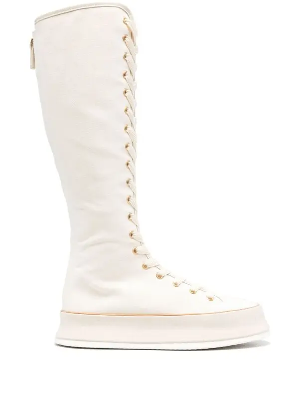 Max Mara Canvas Lace-up Sneakers