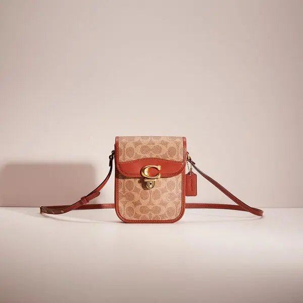 Coach Restored Tall Studio Crossbody In Signature Canvas