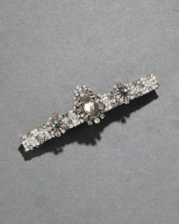 Alexis Bittar Punk Royale Large Barrette In Silver - 60% Off  display picture 2
