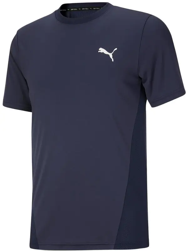 PUMA Perforated Moisture Wicking Shirts & Tops - Blue | Editorialist