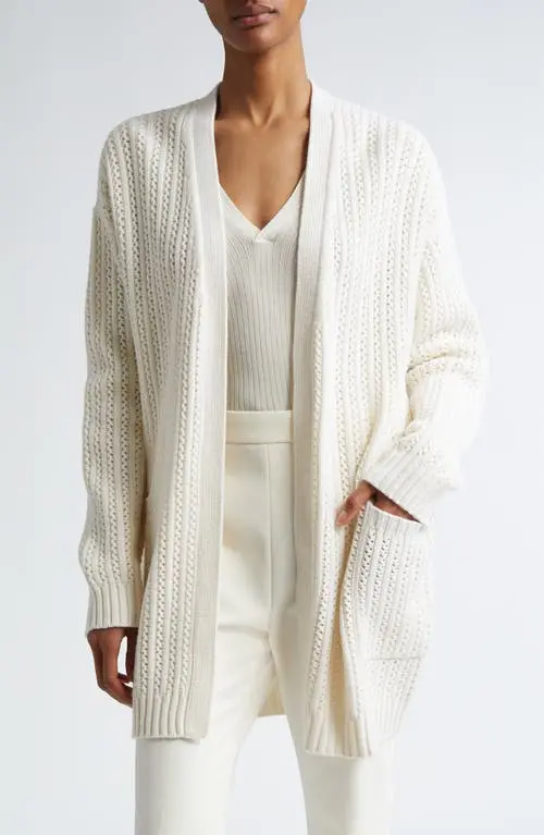 Max Mara Balzac Wool & Cashmere Cardigan - Vanilla