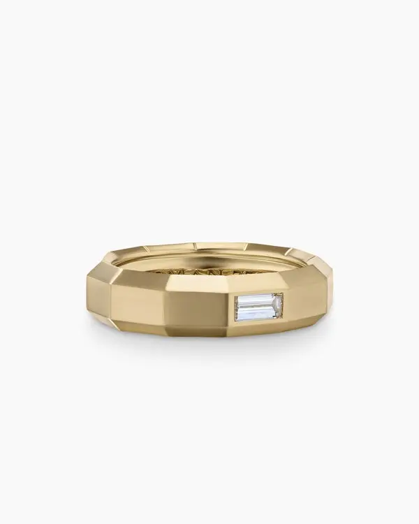 David Yurman Faceted Band Ring With - Diamond