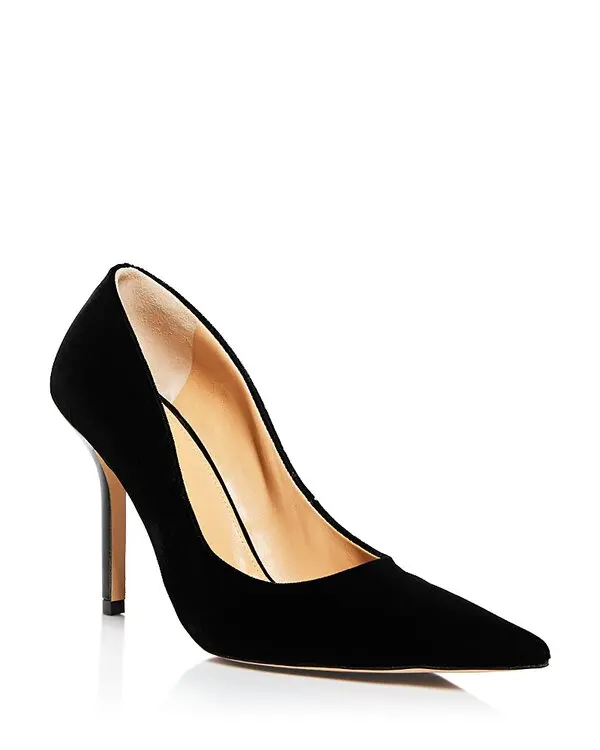 JW Anderson Eleanor Pointed Toe High Heel Pumps - Black