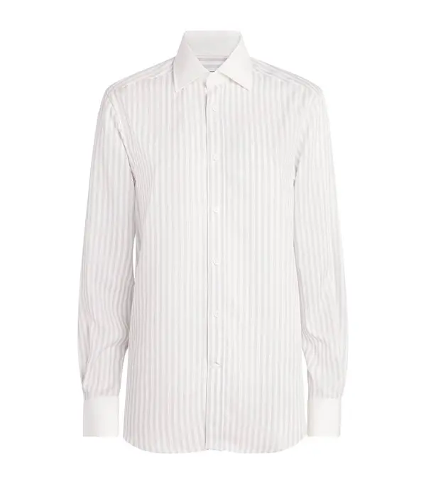 WITH NOTHING UNDERNEATH The Boyfriend Shirt - Silver