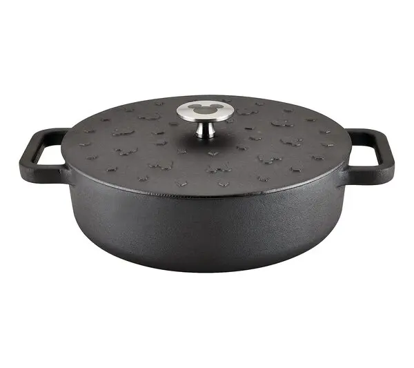 FARBERWARE 3qt Disney Monochrome Cast Iron Cass Erole