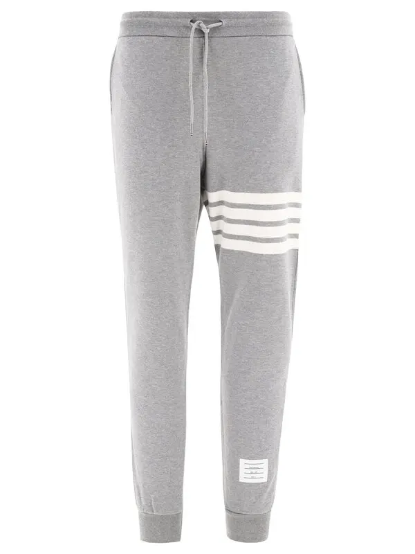 Thom Browne 4 Bar' Joggers - Grey