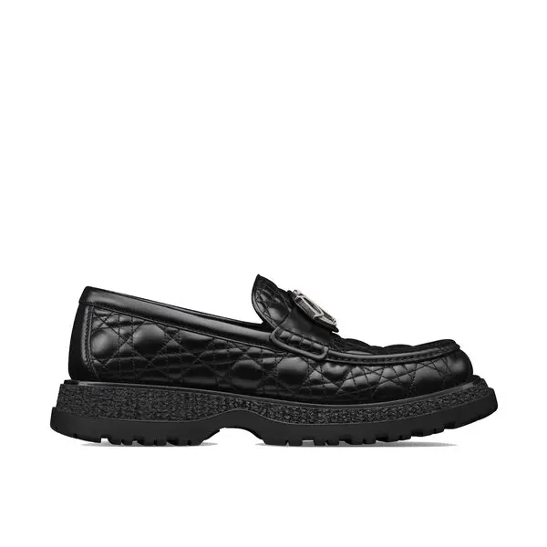 Dior Kumo Cannage Leather Moccasins