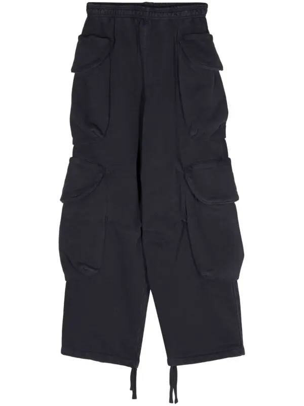 ENTIRE STUDIOS Heavy Gocar Mid-rise Cargo Trousers - Blue