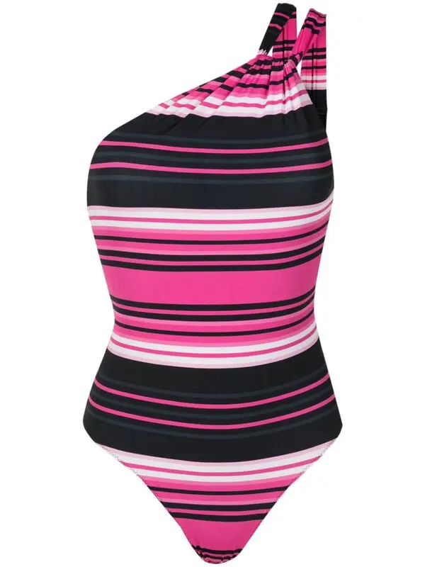 CLUBE BOSSA Draper One-shoulder One-piece Swimsuit - Multicolour