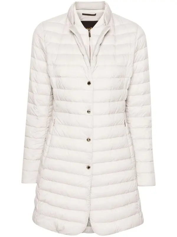 MOORER Shari Padded Coat - Neutrals